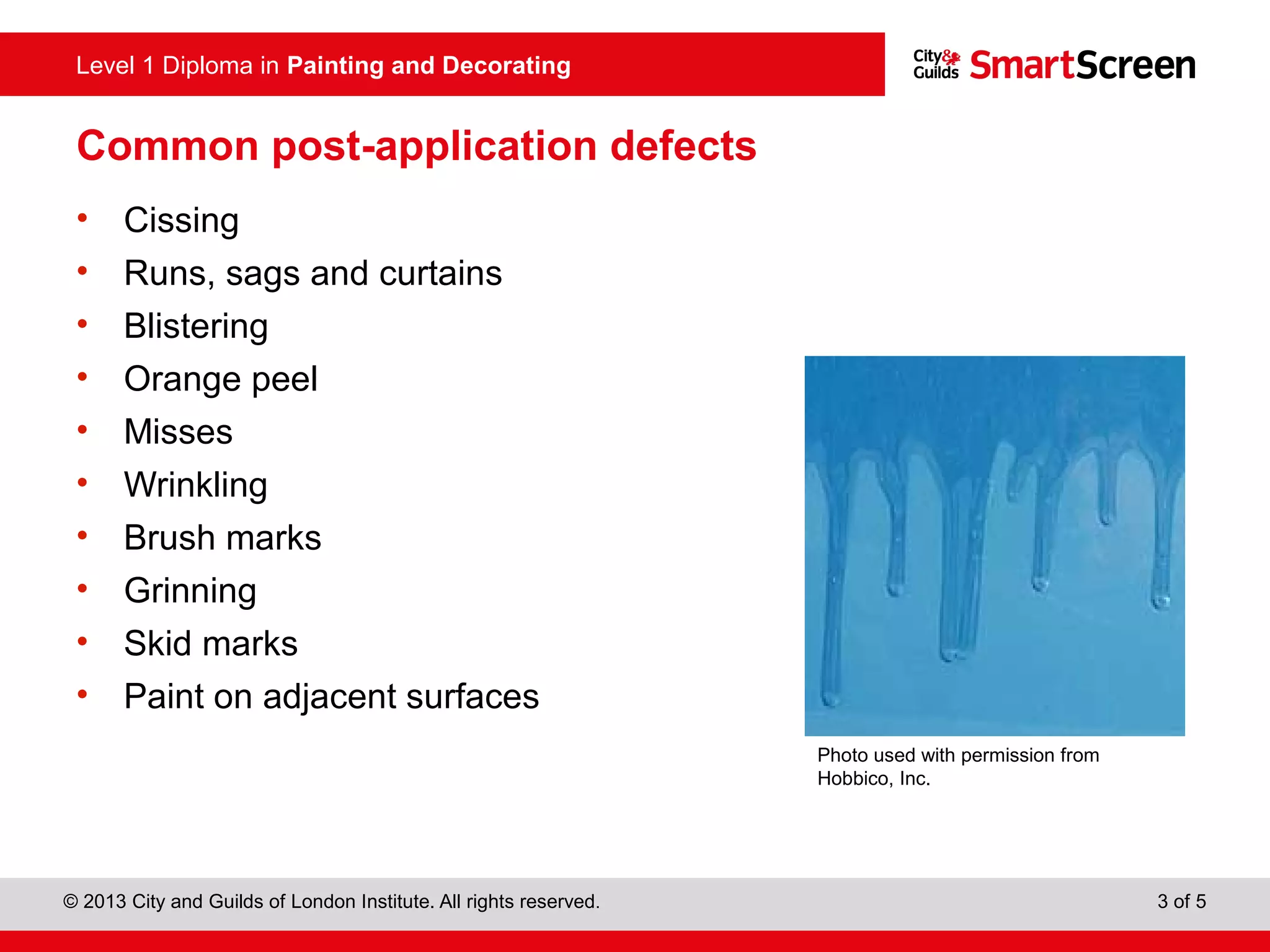 Post application defects | PPT