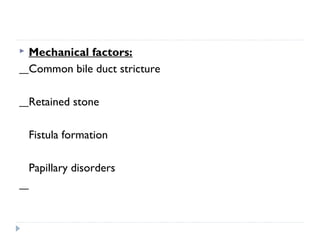 Post cholecystectomy complications | PPT