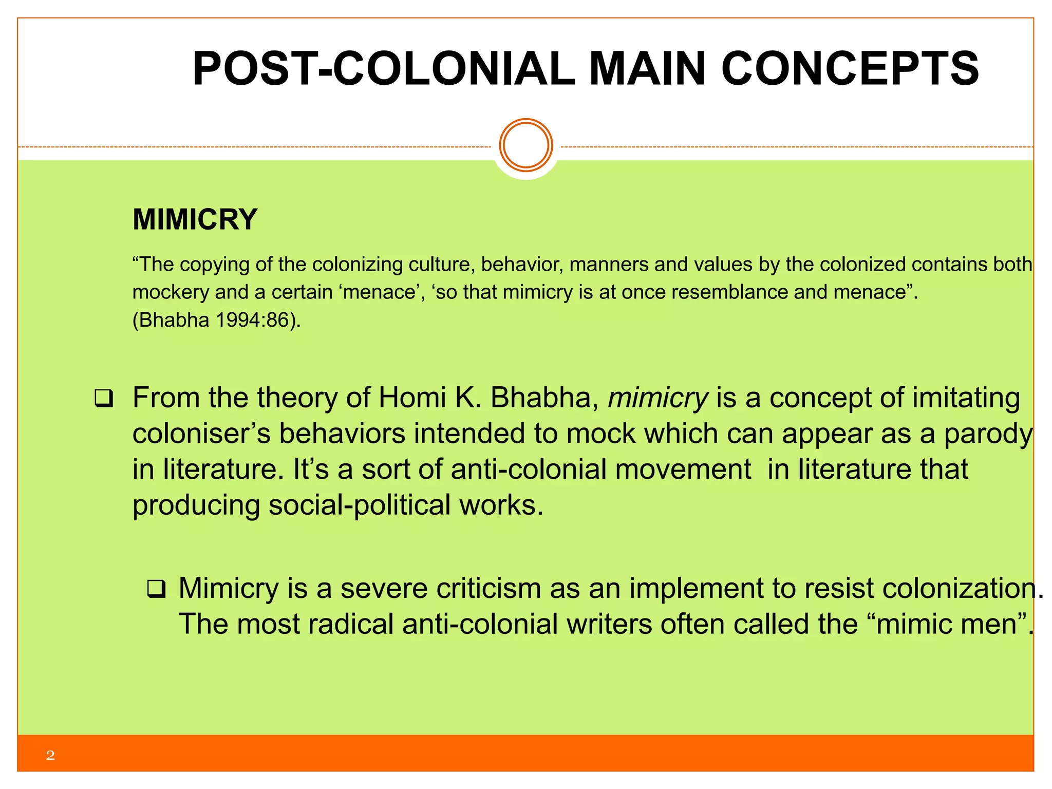 Post colonialism-131114084001-phpapp02 | PPTX