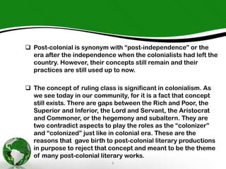 Post colonialism | PPTX