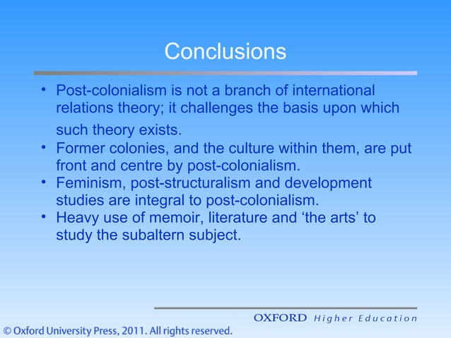 Post-colonialism | PPT | Politics