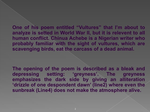 Post-colonial Poetry Analysis | PPT