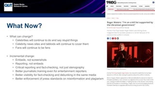 Journalists Behaving Badly: Mainstream Media as Amplifiers of ...