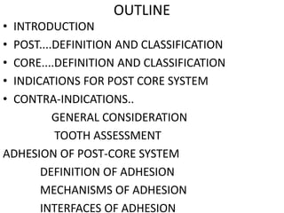 Post core systems | PPTX