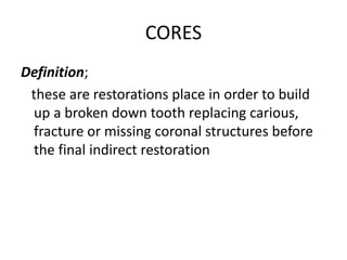 Post core systems | PPTX