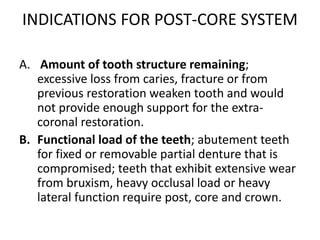 Post core systems | PPTX