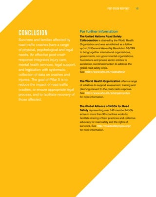 Post-crash Response - UN (Nações Unidas - ONU) | PDF