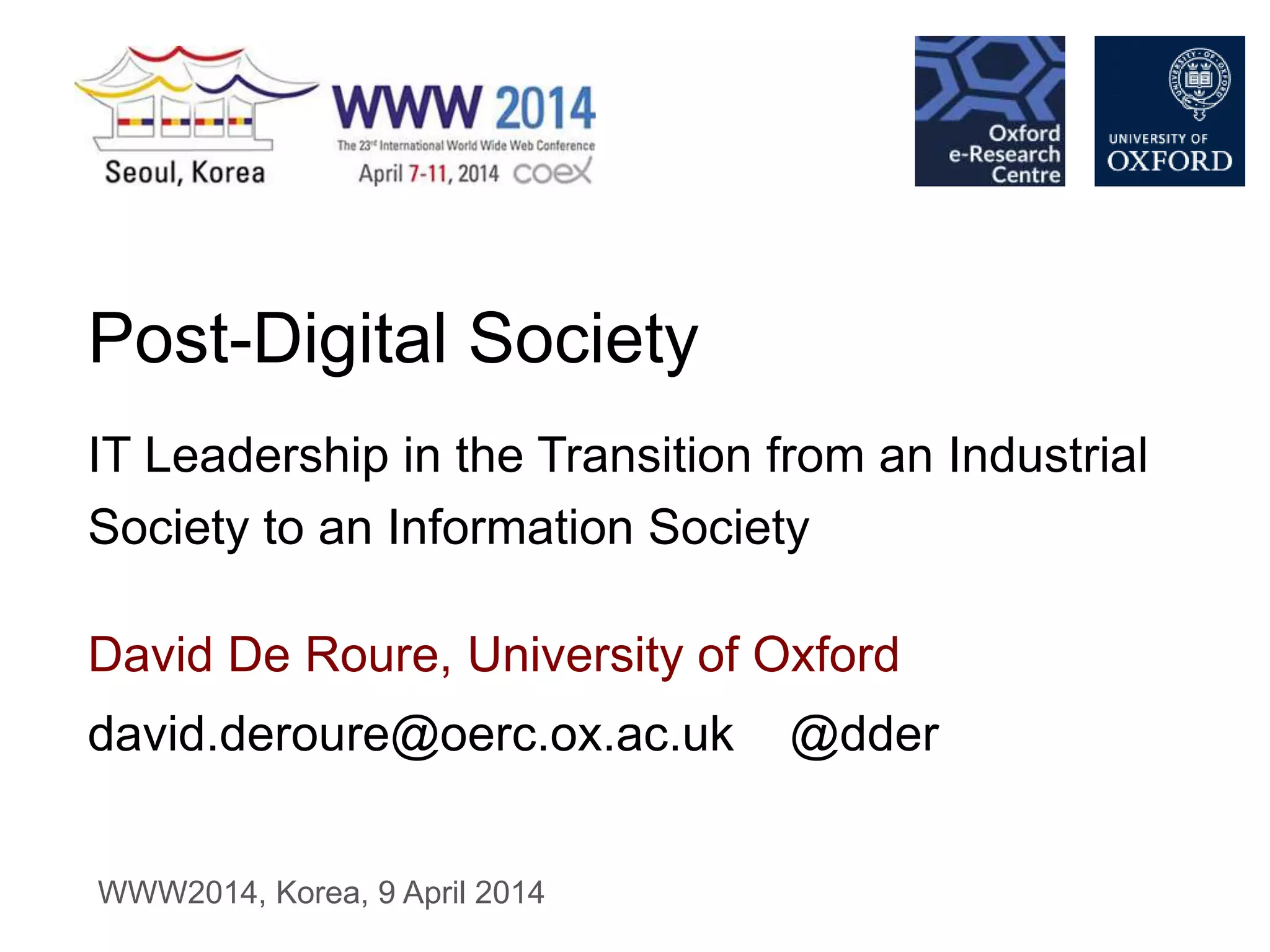 Post-Digital Society | PPTX