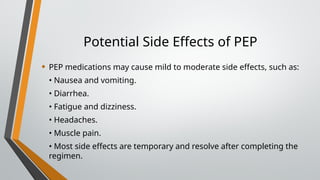Post-Exposure Prophylaxis (PEP) .pptx
