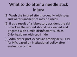 Post exposure prophylaxis (pep) -by Dr Munawar Khan SACP | PPTX