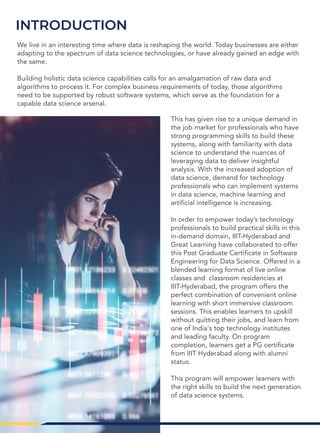 Post Graduate Certificate in Software Engineering for Data Science | PDF