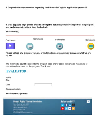 Post Grant Self-Evaluation | PDF