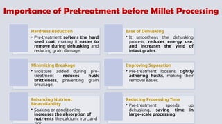 Post-harvest management of millet grains | PPTX