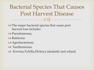 Post-Harvest Pathology and Physiological disorders in fruits completed ...