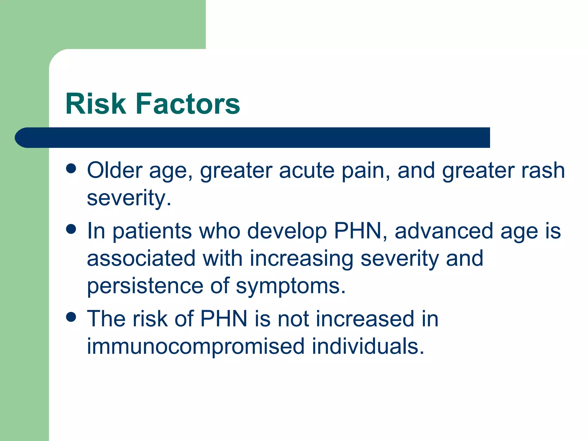 Post herpetic neuralgia | PPT
