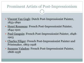 Post impressionism architecture | PPTX
