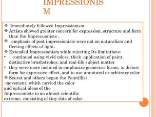 Post impressionism class lec. | PPT