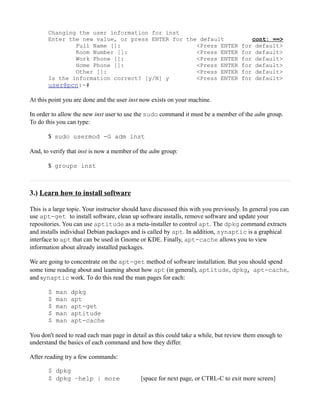 Ubuntu Practice and Configuration | PDF