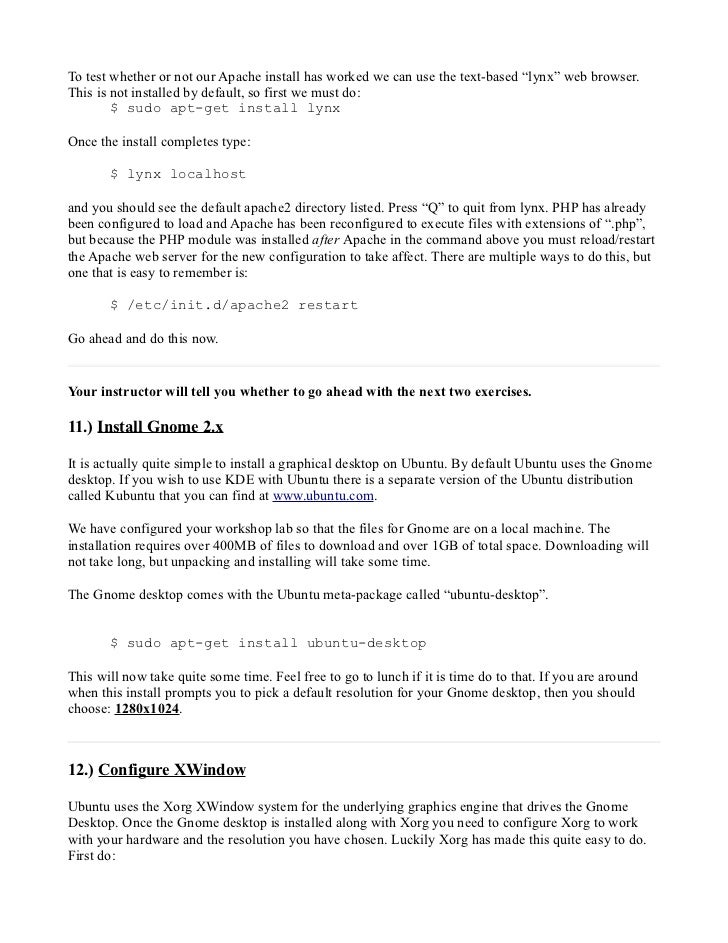 Ubuntu Practice and Configuration