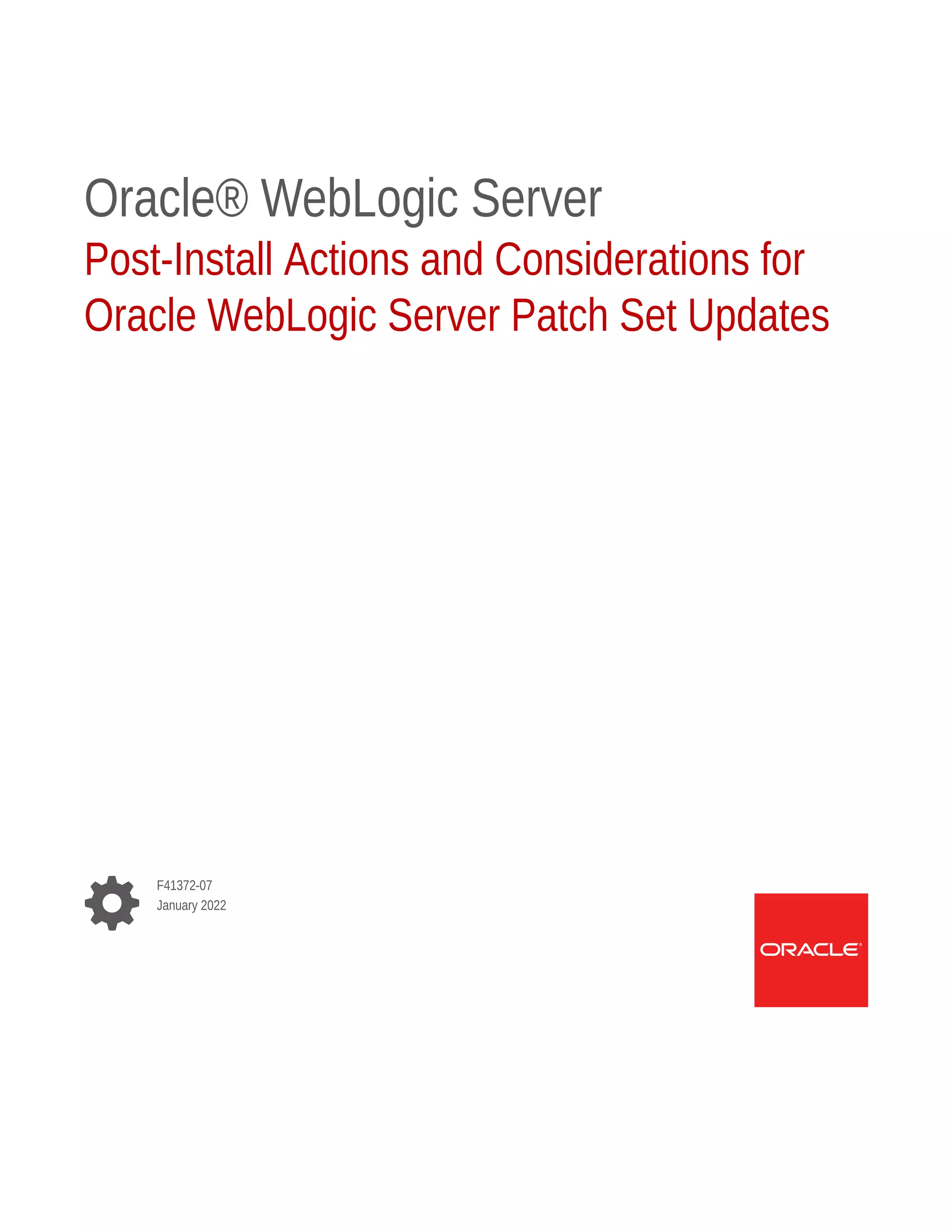 Post-Install_Actions_and_Considerations_for_Oracle_WebLogic_Server ...