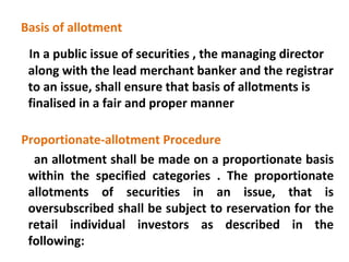 POST-ISSUE ACTIVITIES | PPT