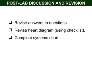 Post lab guide heart dissection student | PPT