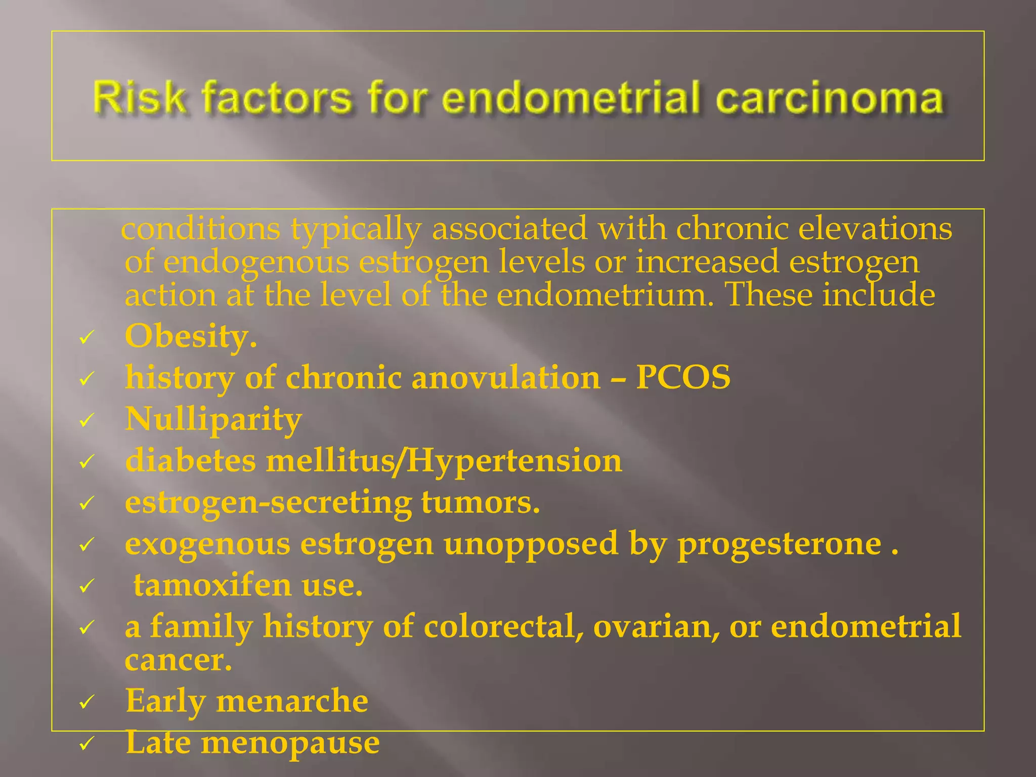 Post Menopausal Bleeding | PPT