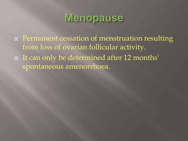 Post Menopausal Bleeding | PPT | Menopause | Endocrine and Metabolic ...
