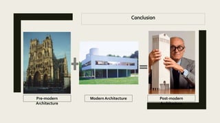 Post modern architecture | PPTX