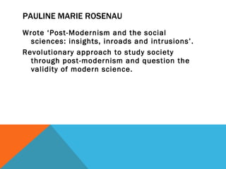 Post Modernism | PPT