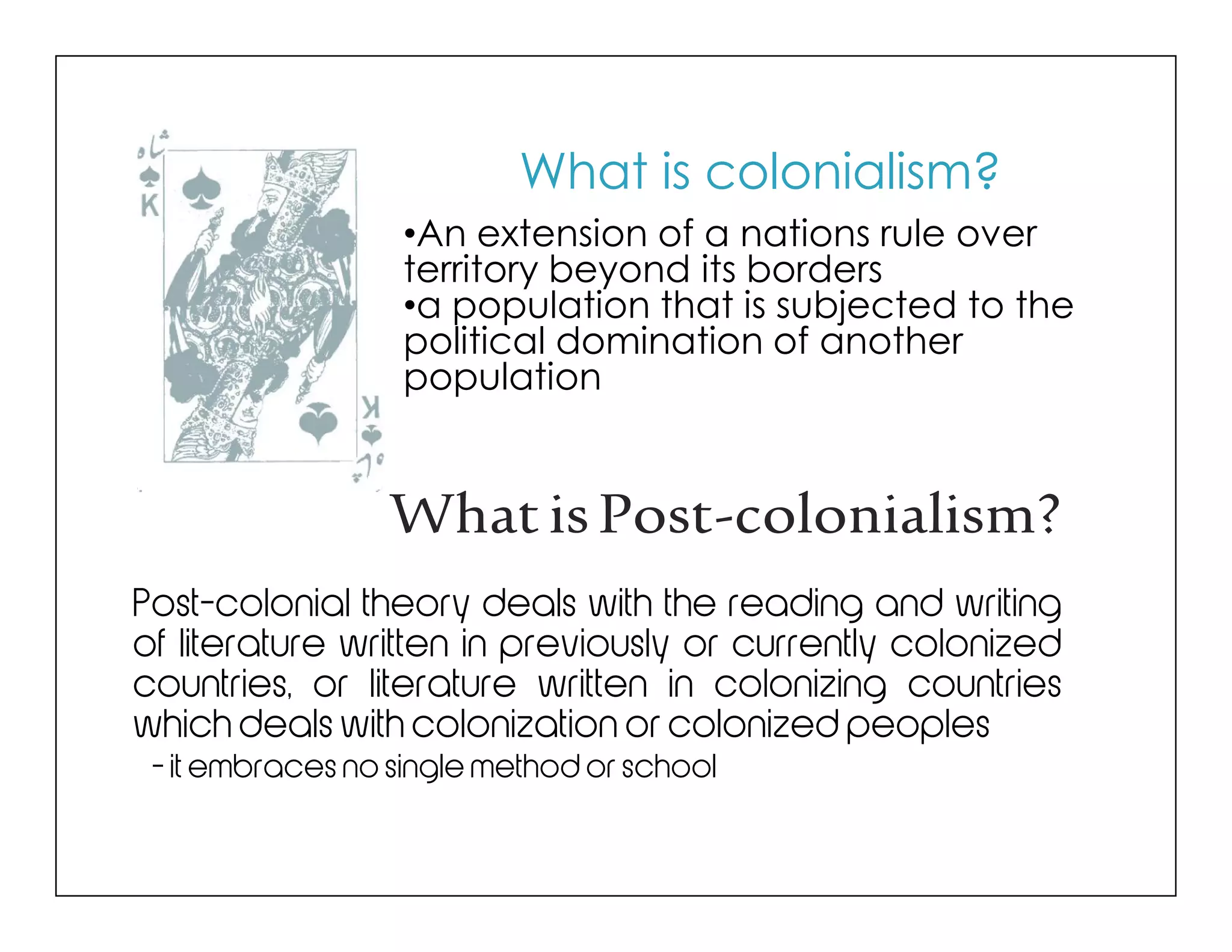 Postmodernism, post-structuralism, and post-colonialism in IR | PDF