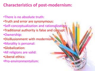 What is post modernism? | PPTX