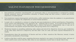 POST-MODERNISM in india and along asian countries | PPTX