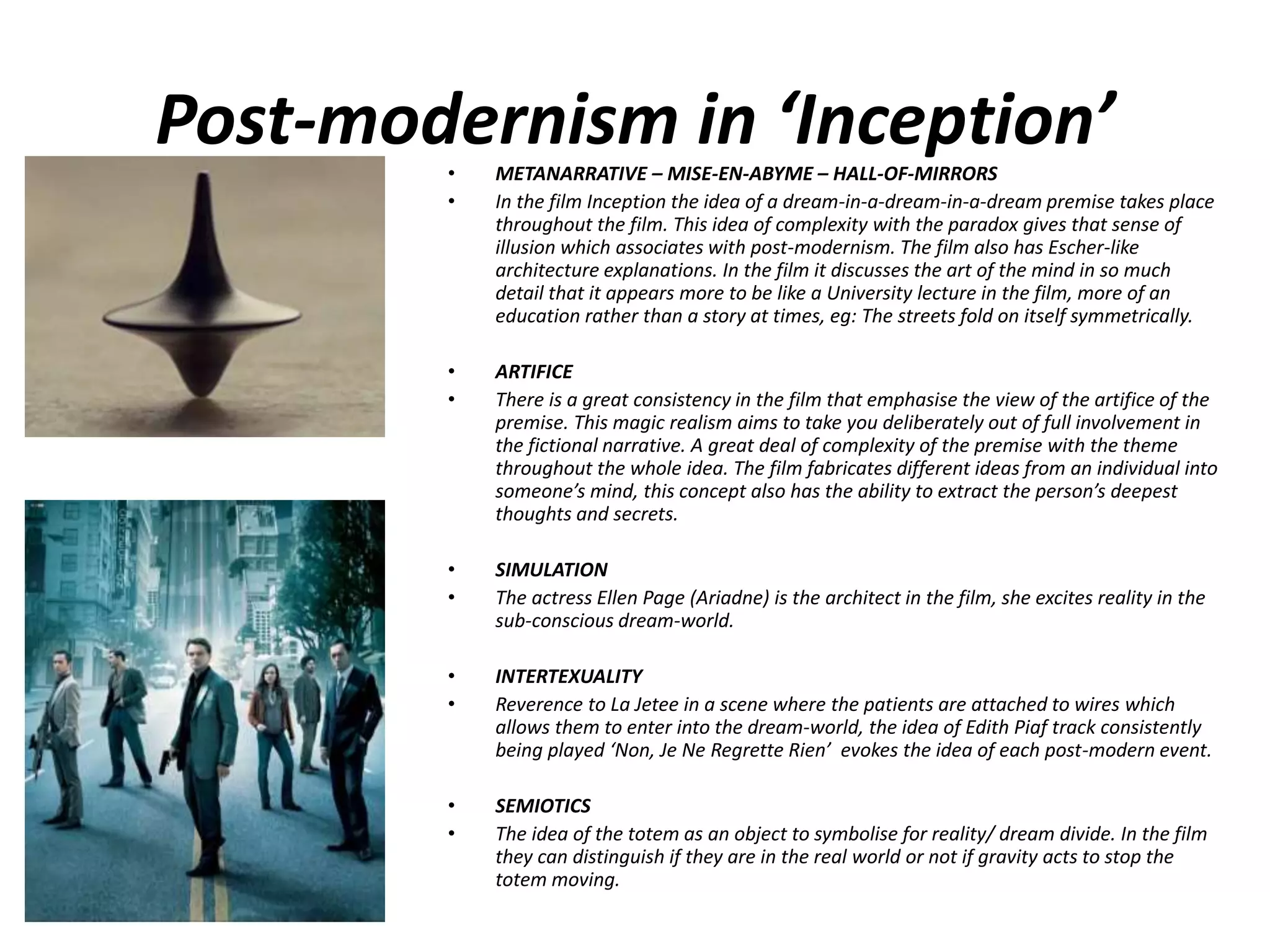 Post modern theory application | PPTX