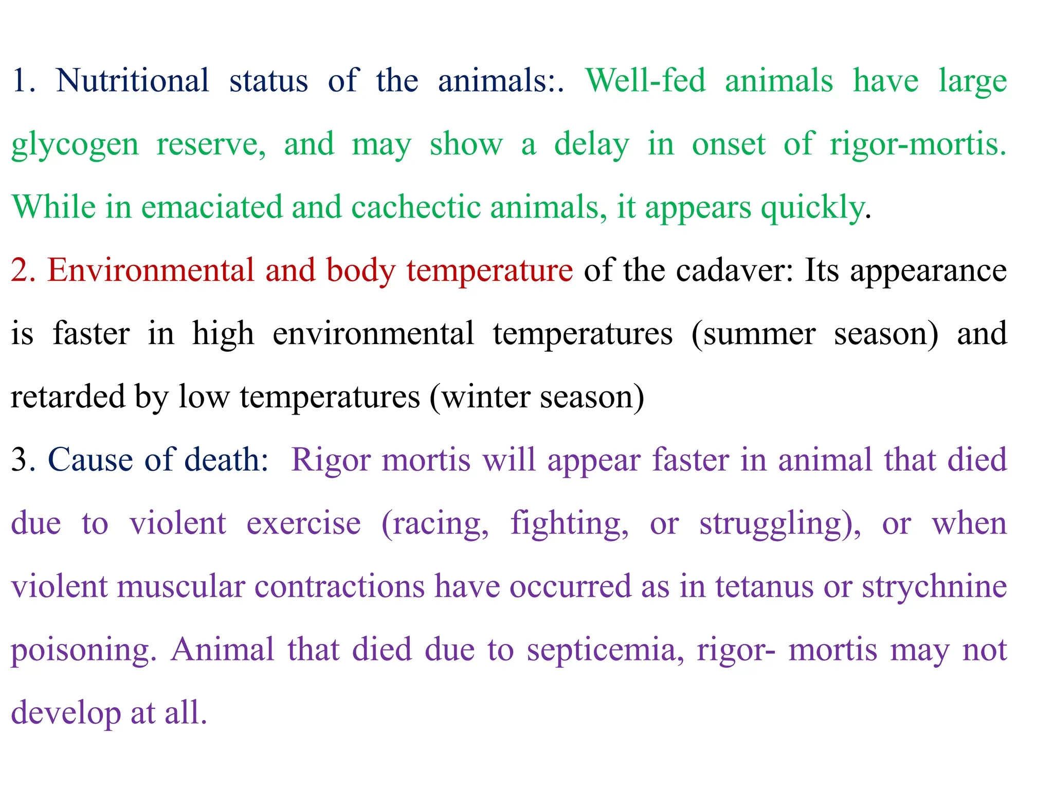 POST-MORTEM CHANGES IN ANIMALS BY DR. SHAILENDRA.ppt