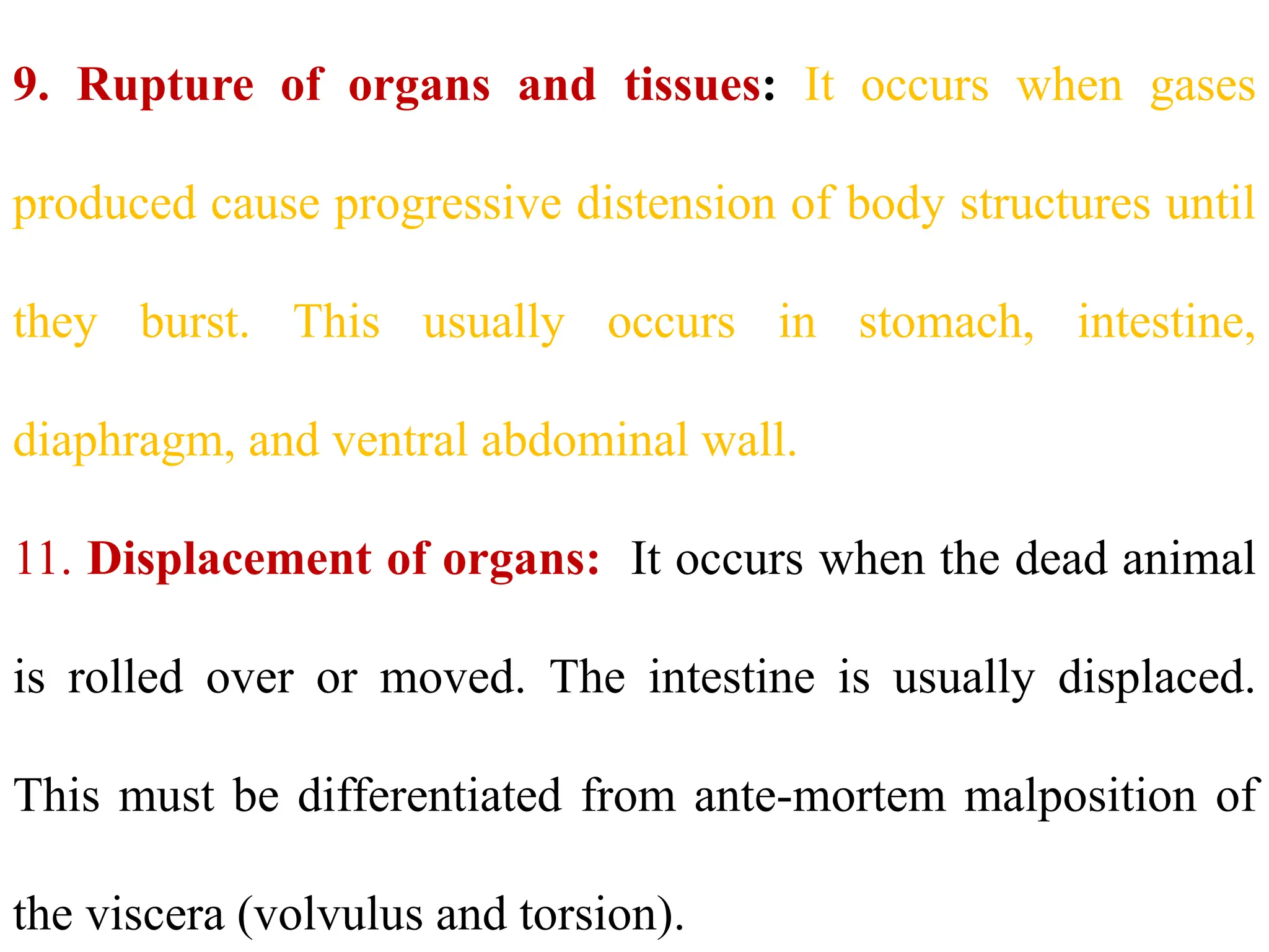POST-MORTEM CHANGES IN ANIMALS BY DR. SHAILENDRA.ppt