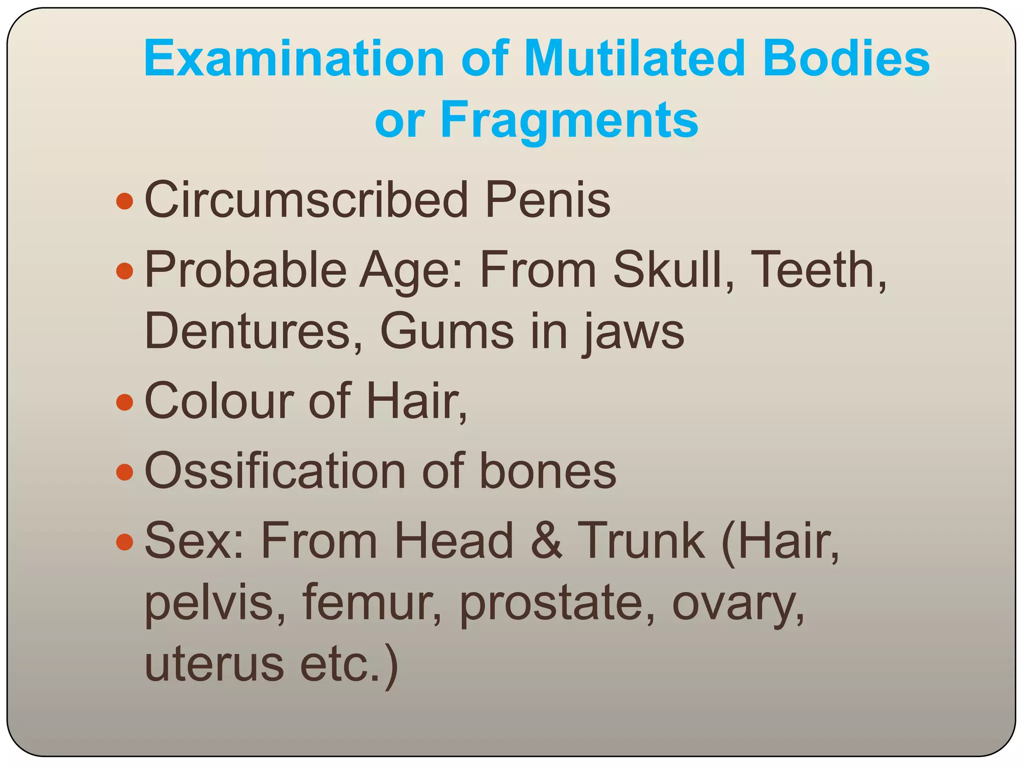 Post mortem examination(autopsy) | PPTX