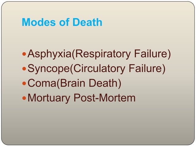 Post mortem examination(autopsy) | PPTX | Death, Injury, or Military ...