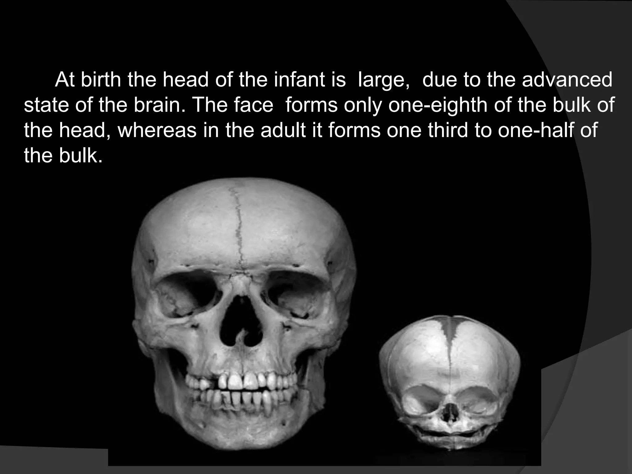 Post natal growth of the Head - Dr. Maher Fouda | PPTX