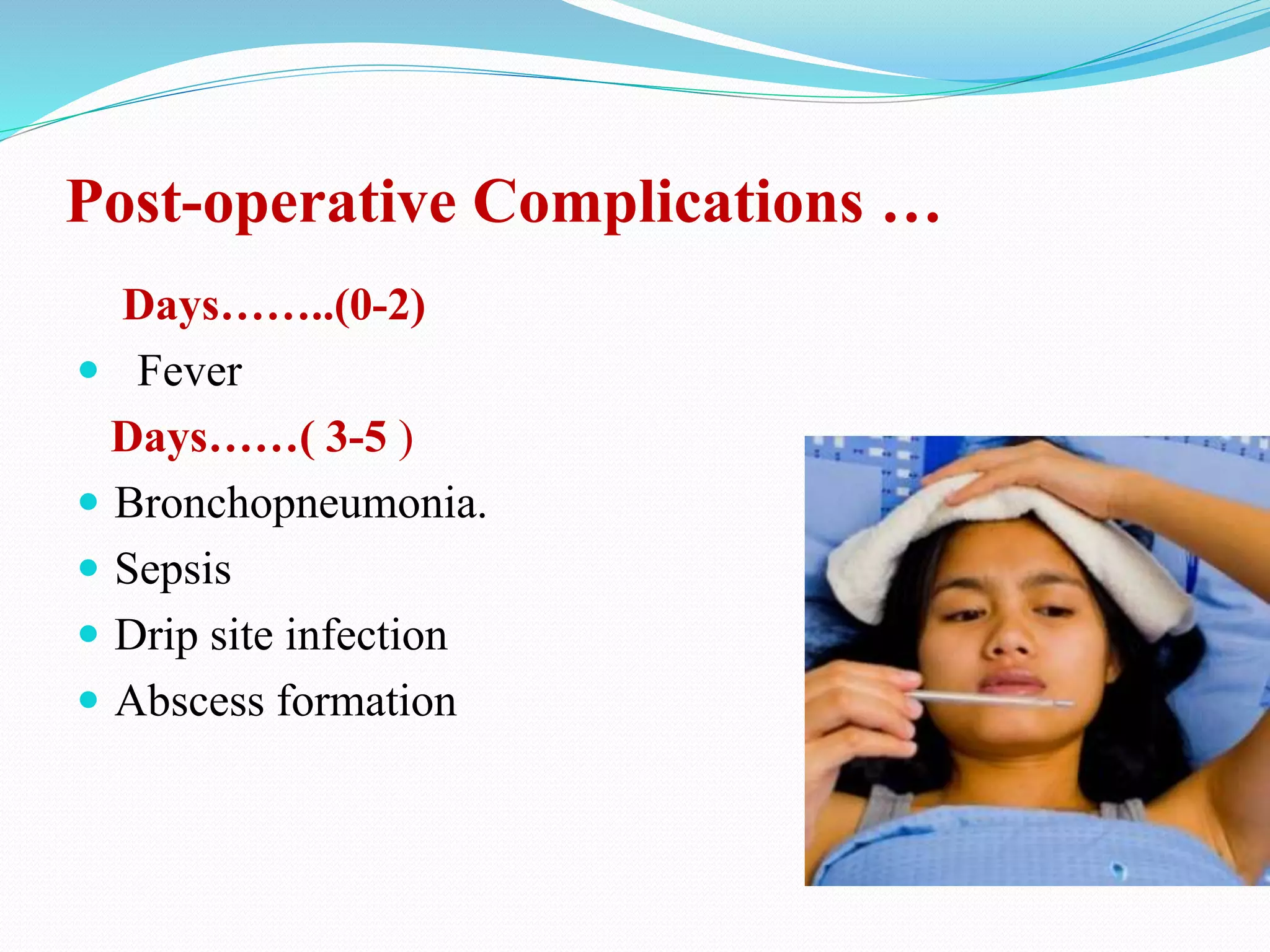 Post op....infection , oliguria, dvt.. | PPTX | Infectious Diseases ...