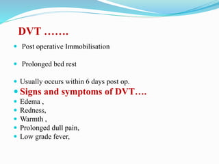 Post op....infection , oliguria, dvt.. | PPTX | Infectious Diseases ...