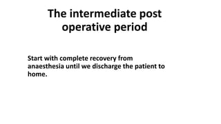 Post operative-care,gynecology and obstetric | PPTX
