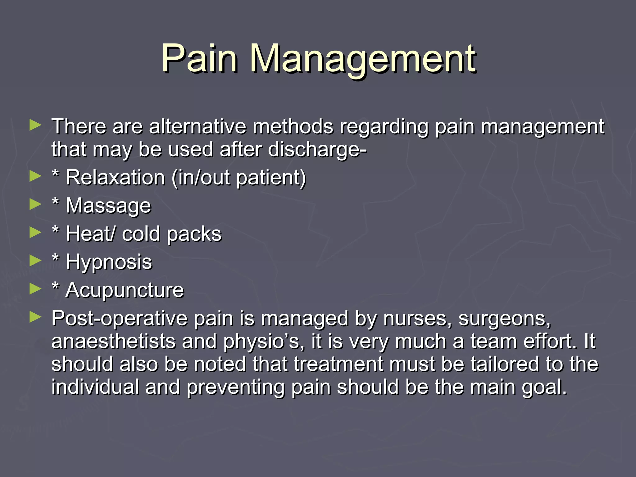 Post operative care | PPT