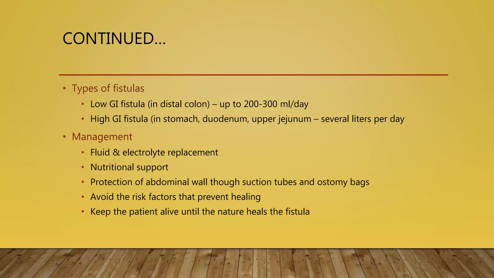 Post-operative care presentation | PPTX