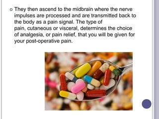 Post operative pain management | PPTX