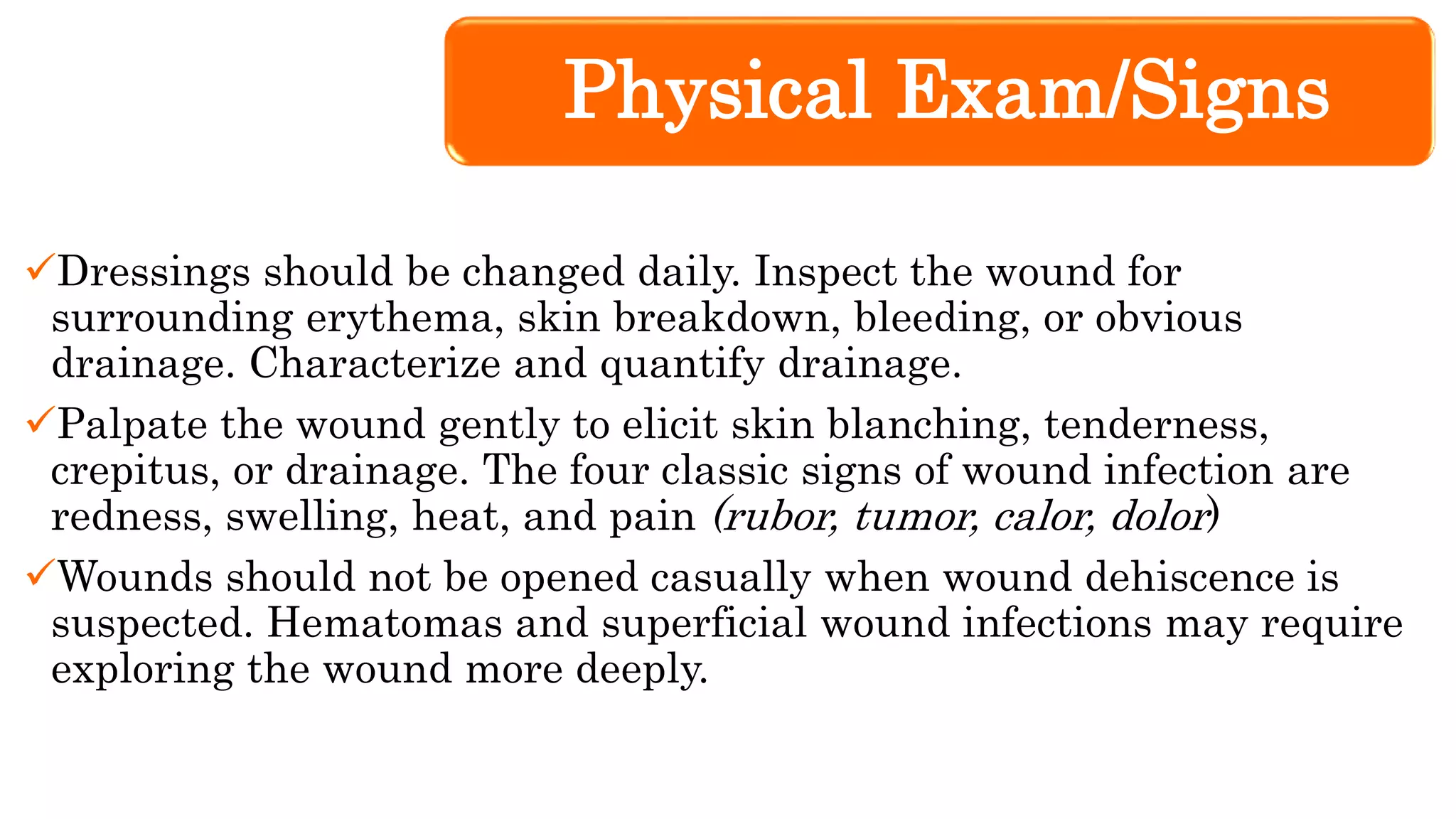 Post operative wound complications | PPTX