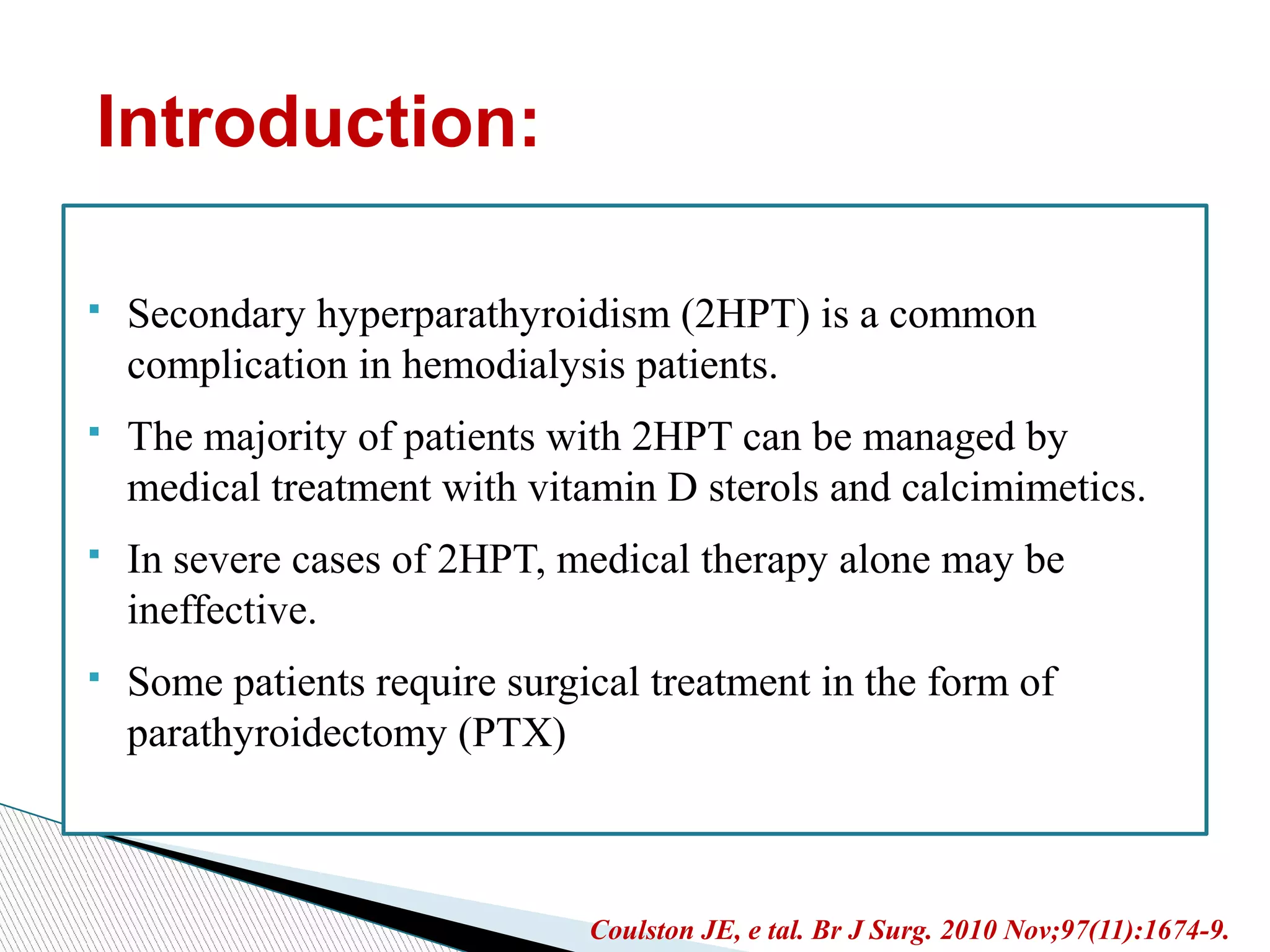 Post parathyroidectomy hypocalcemia dng 2019prof.osama elshahata | PPT | Free Download