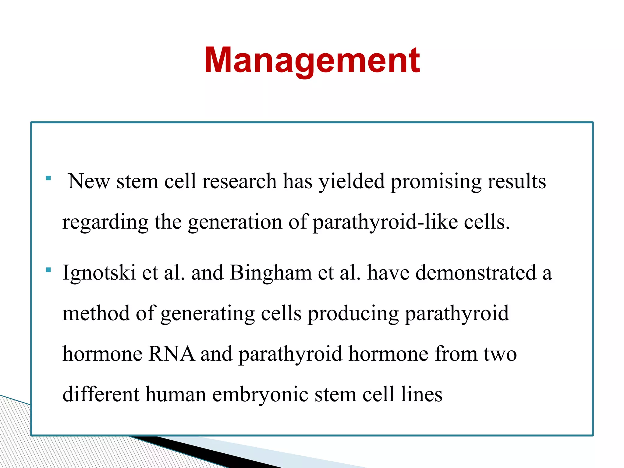Post parathyroidectomy hypocalcemia dng 2019prof.osama elshahata | PPT