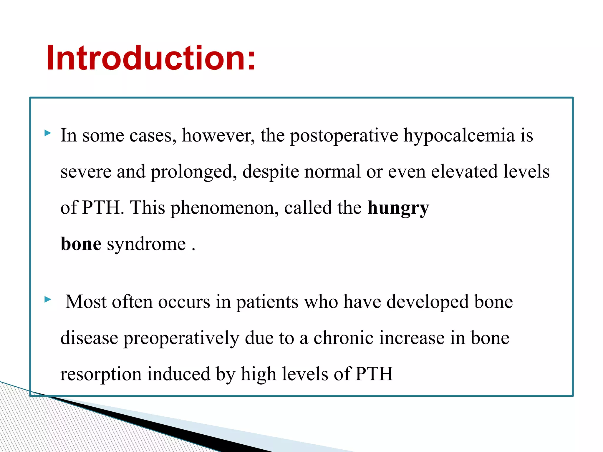 Post parathyroidectomy hypocalcemia dng 2019prof.osama elshahata | PPT