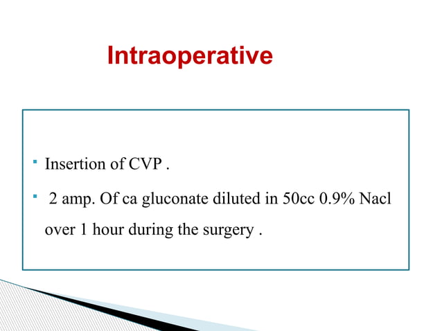 Post parathyroidectomy hypocalcemia dng 2019prof.osama elshahata | PPT